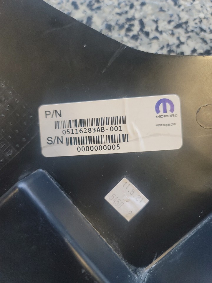 Genuine Mopar Closeout Panel Right 5116282AB 2009-2020 Dodge Journey ...