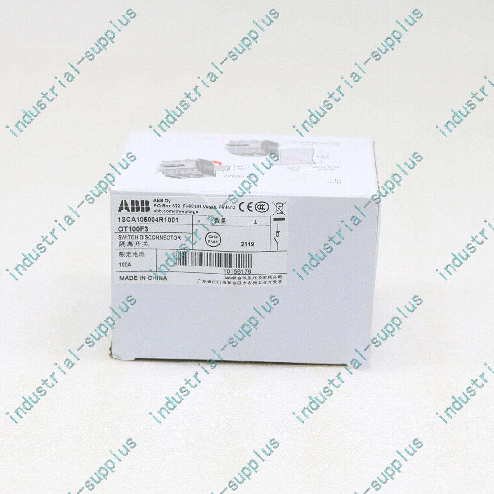 one new abb In Box 3P Disconnect Switch OT100F3 100A Fast Ship | eBay
