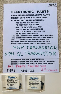 HO-ELECTRICAL- PNP Transistor & NPN SL Transistor - PARTS DRAWERS (6072 ...