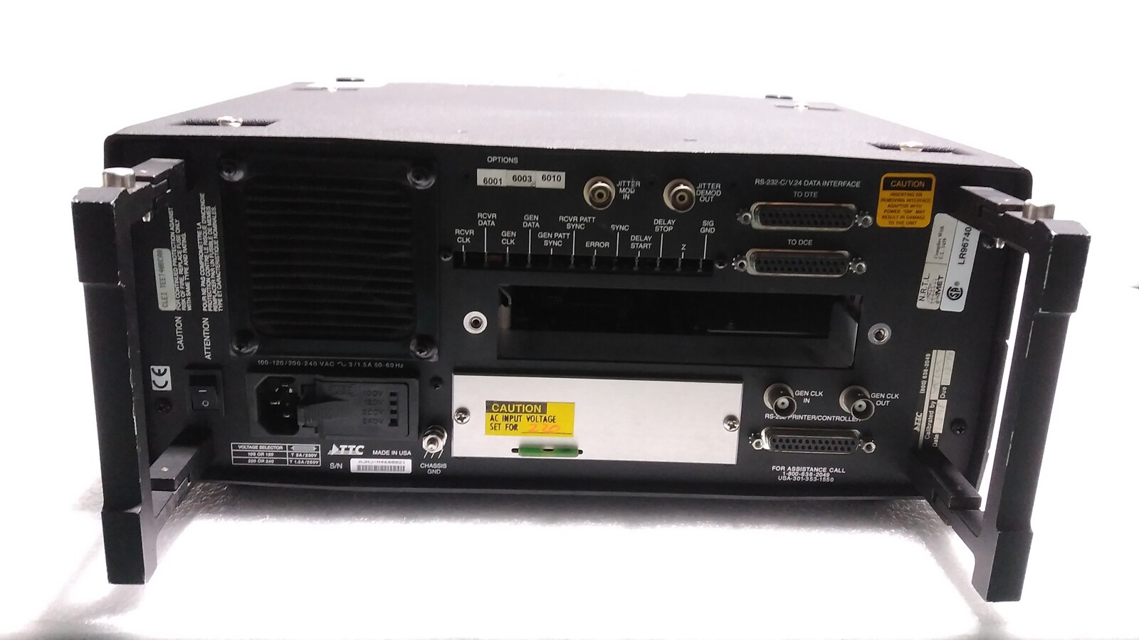 [Used] TTC / FIREBERD 6000A, PR-45 / Communications Analyzer, w/Printer ...
