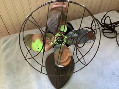 Vintage Chicago Electric Co Metal Fan Sterling Type ASU Works Used ...