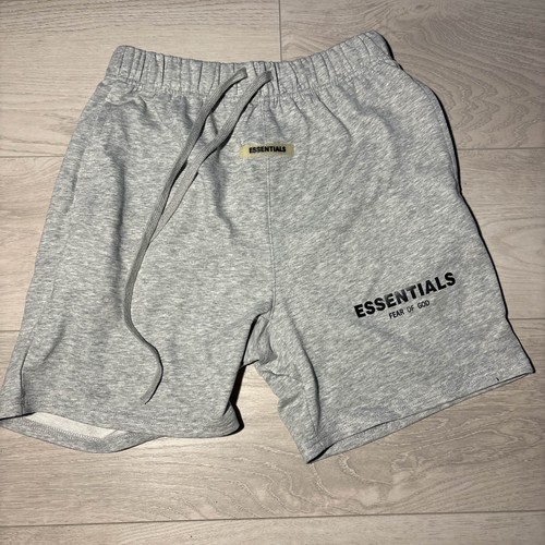 Essentials fear of god shorts grey | eBay