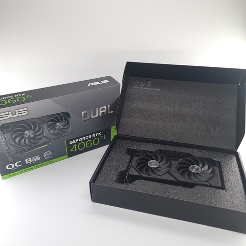 ASUS Dual OC NVIDIA GeForce RTX 4060 Ti 8GB RAM - GPU w/ Box, Excellent ...
