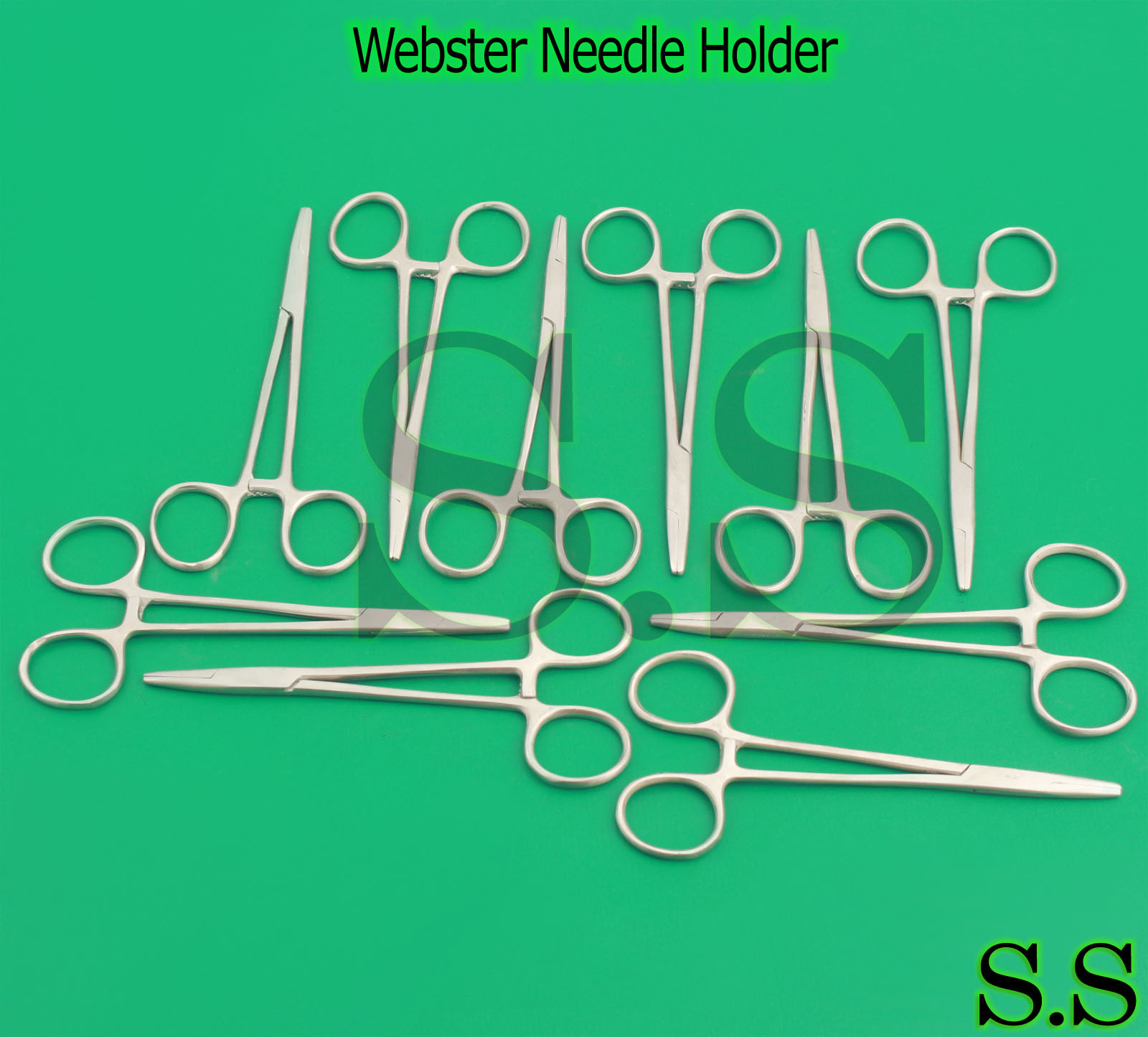 Premium Grade Pack of 12 Webster Needle Holder 5" Dental Surgical ...