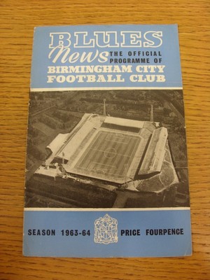 21/09/1963 Birmingham City v Ipswich Town (Creased, Folded, Grubby ...