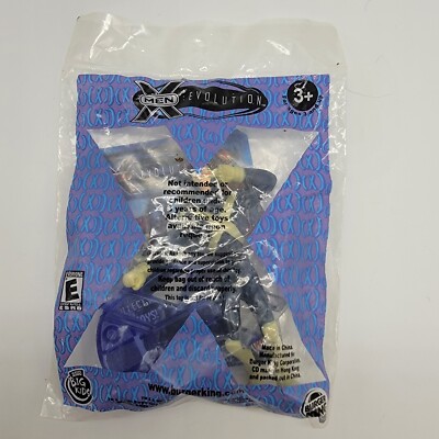 Burger King X-Men Evolution Figure Cyclops Base & CD-Rom New Sealed ...