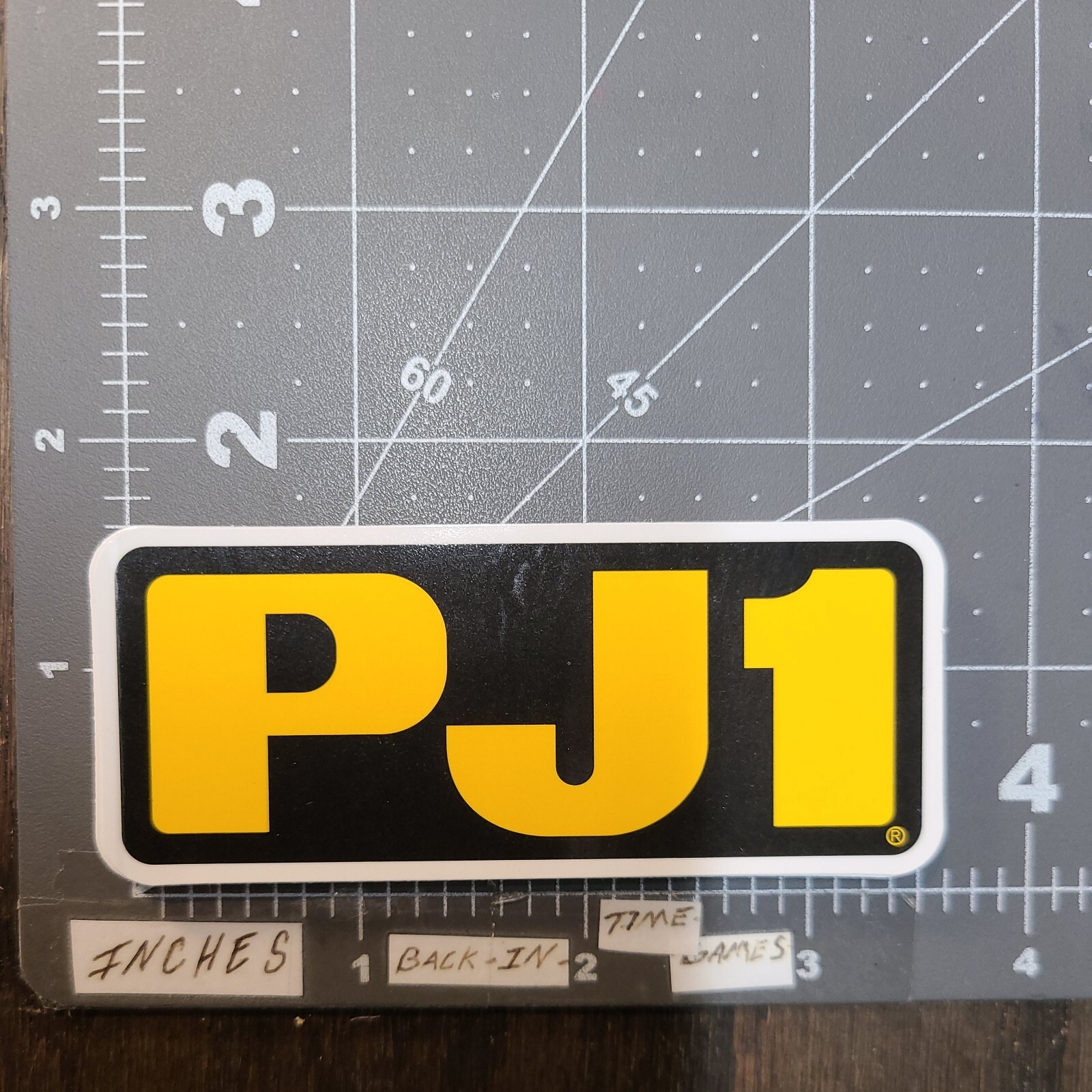 Glossy PJ1 Sticker For Helmet Hard Hat Toolbox Etc CA8 | eBay