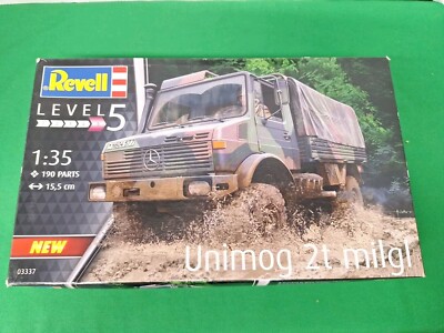 REVELL 03020 UNIMOG 2t milgl MODEL KIT-NIB-1:35 SCALE *SEALED BAG* | eBay