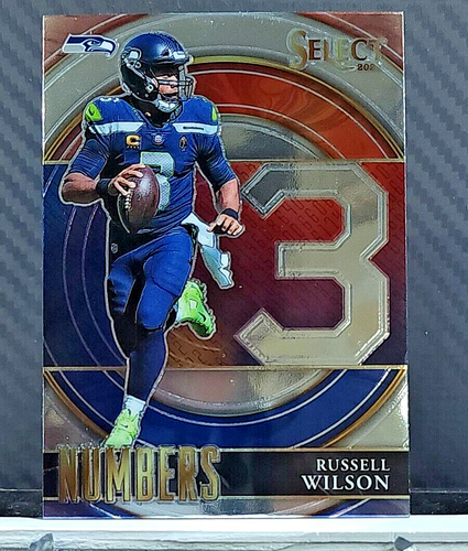 Russell Wilson 2021 Select NUMBERS #SN-8 - Seahawks | eBay