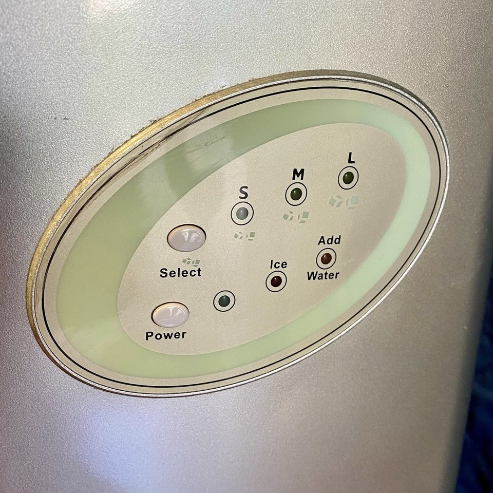 Emerson IM90T Portable Countertop Ice Maker Silver 3 Cube Sizes | eBay