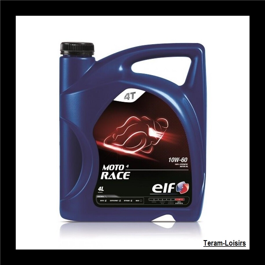 4L Litres Huile Moto ELF MOTO 4 RACE 10W60 MA2 API SL | eBay