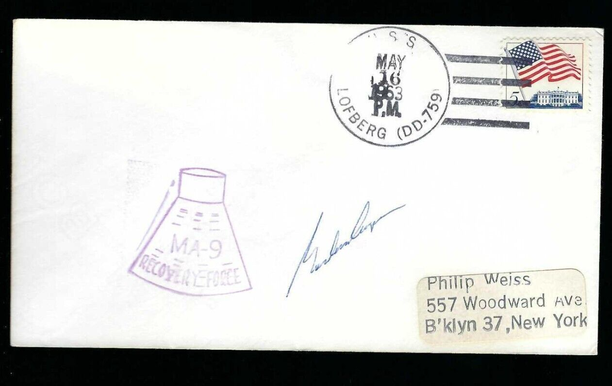 Gordon Cooper signed cover NASA Mercury & Gemini Astronaut | eBay