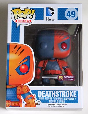 DEATHSTROKE FUNKO POP VINYL FIGURE PX PREVIEWS EXCLUSIVE CLASSIC DC ...