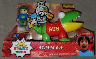 Ryans World Splashin Gus Vehicle and Action Figure NIB | eBay