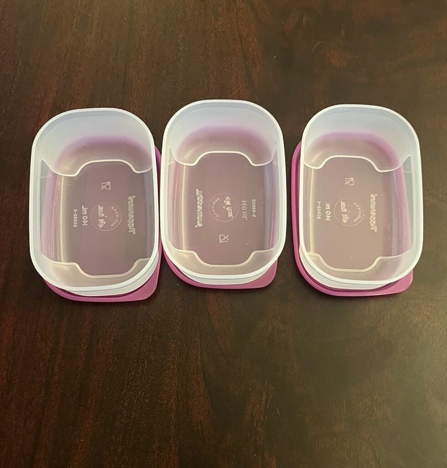 Tupperware Small Freezer Mates Set of 3 With Lids NOS | eBay