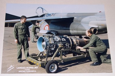 Photographie Presse SNECMA grand format : LARZAC ALPHA JET - SNECMA ...