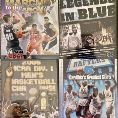 North Carolina Basketball DVD 4-pack, BRAND NEW still in shrinkwrap | eBay