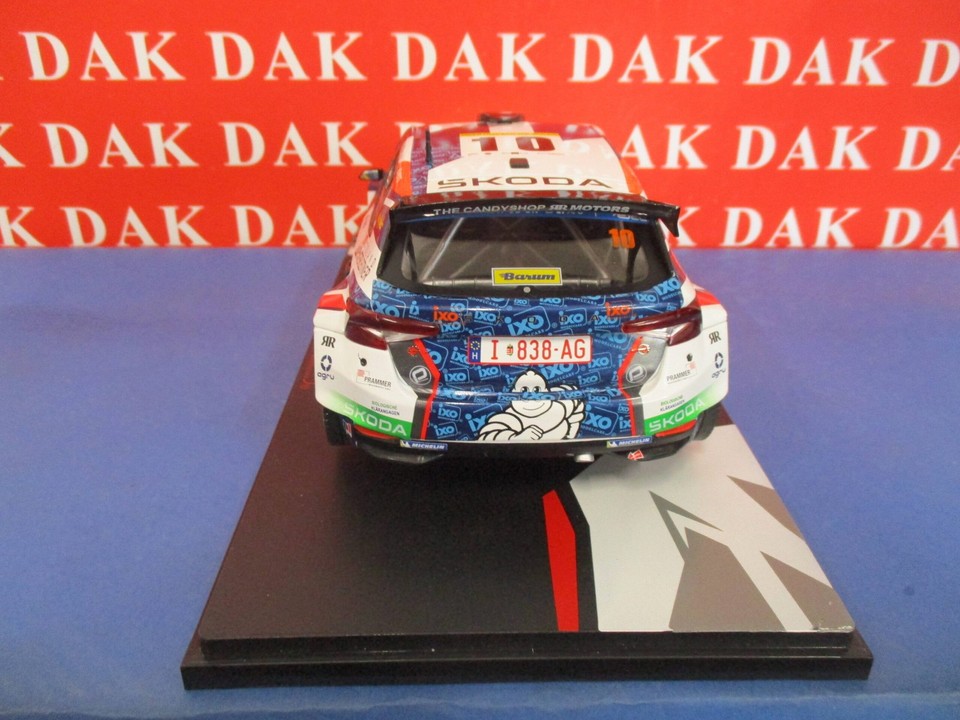 Die cast 1/18 Modellino Auto Skoda Fabia RS Rally2 Rally Barum 2024 S ...