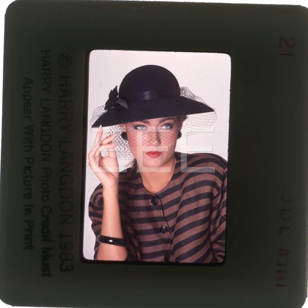 1983 Dawn Mangrum Movie Actress Model Harry Langdon Transparency w ...