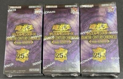 Yu-Gi-Oh Duel Monsters Quarter Century Chronicle side:UNITY 3 scatole giapponesi | eBay