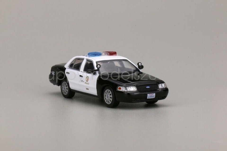 596 1:64 Scale CV CROWN VICTORIA LAPD Police Diecast Metal Car Model ...