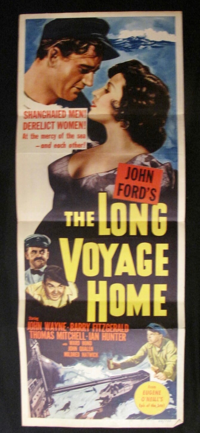 THE LONG VOYAGE HOME ORIGINAL 14 x36 FILM POSTER JOHN WAYNE 1940 VERY ...