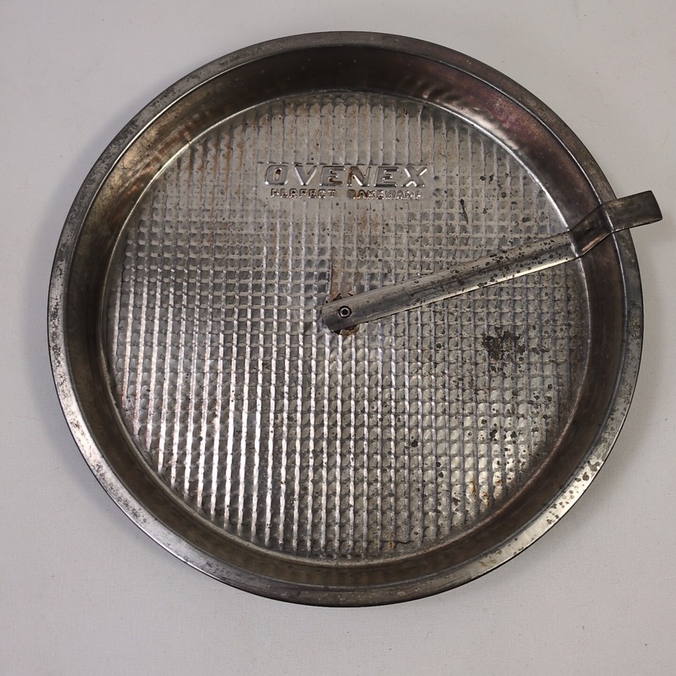 VTG OVENEX Perfect Bakeware - SET OF 2 - 8.5" Cake Pans -Waffle Texture ...
