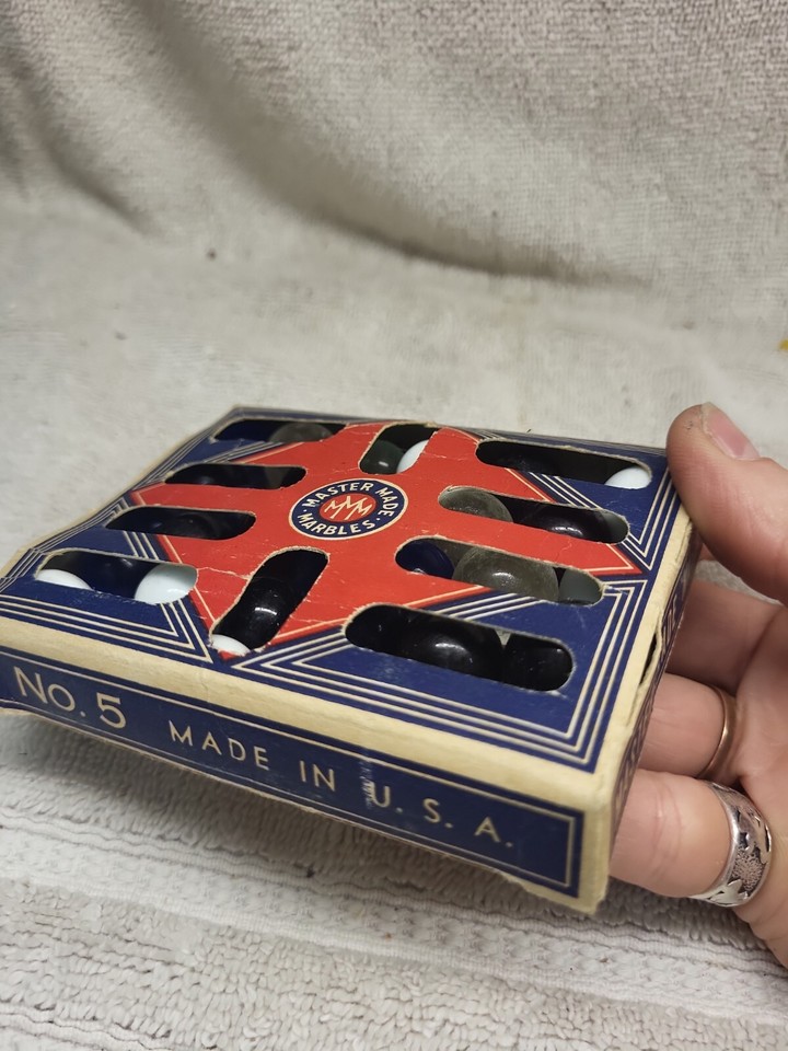 Masters Marbles No. 5 Box w/ Vintage Marbles ~ Collectors Items ~ | eBay
