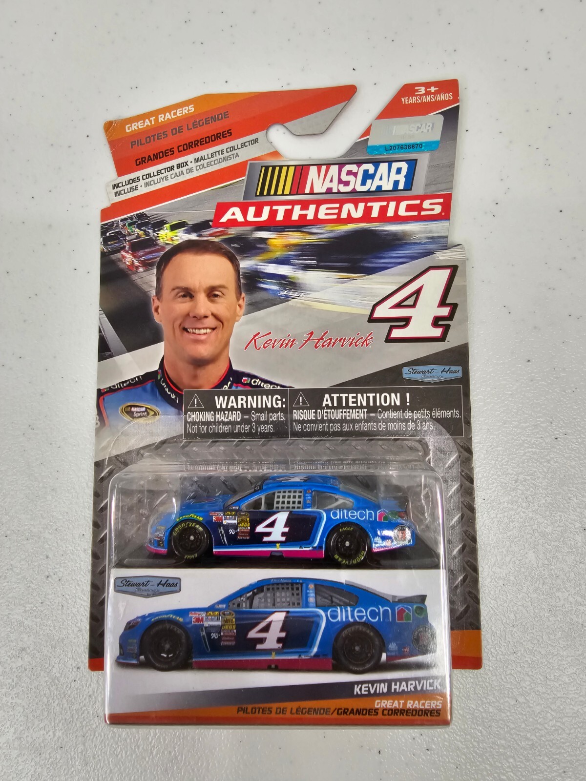 Nascar Authentics #4 Kevin Harvick Great Racers Ditech 2015 with Collector Box | eBay