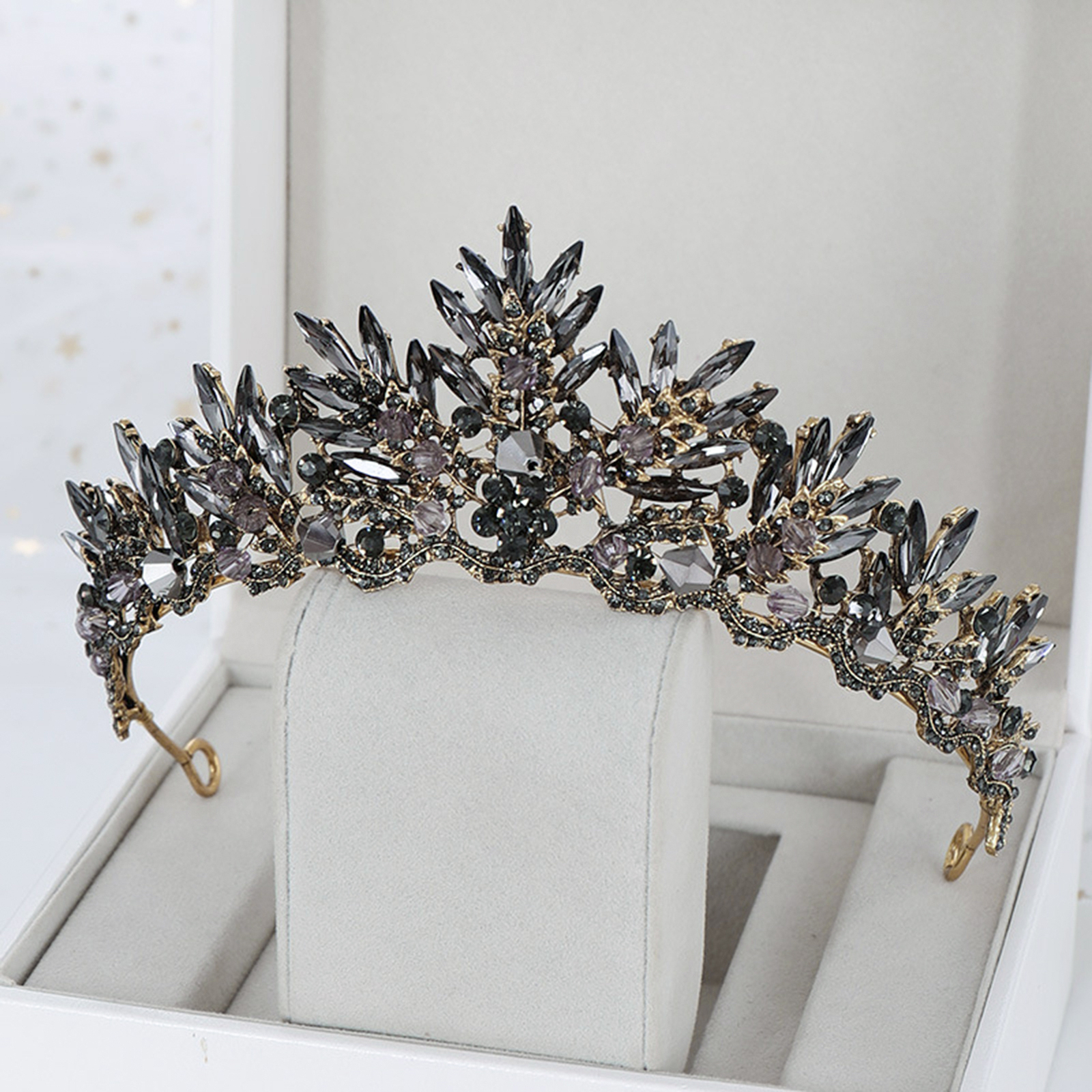 Bridal Crown All Match Decoration Retro Bronze Women Tiara Round | eBay
