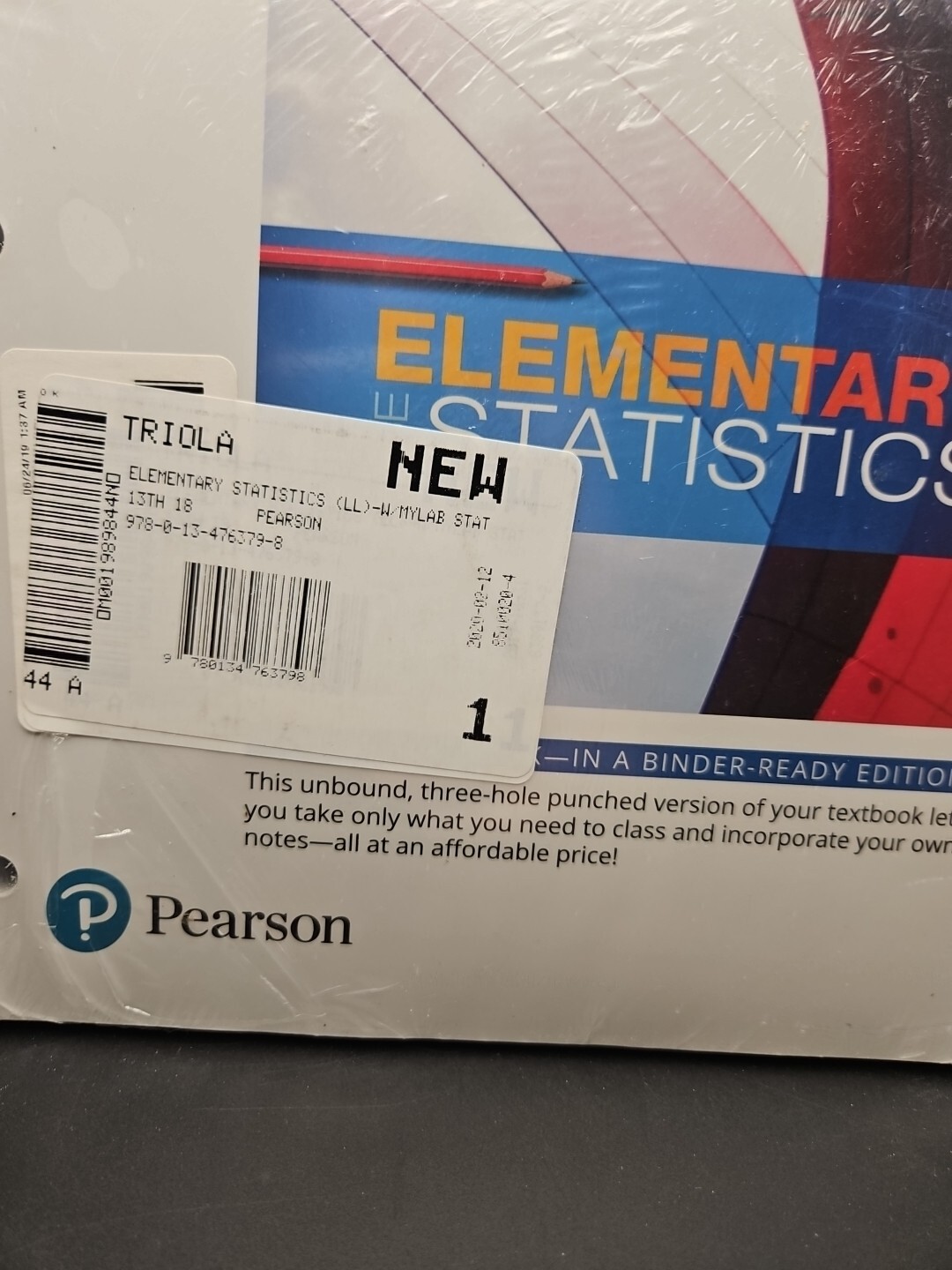 Elementary Statistics, Books a la Carte Edition by Mario TRIOLA 2017 ...