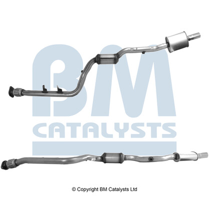 BM CATALYSTS Pot Catalytique Convient pour BMW 3er E90 318i 316i E91 ...