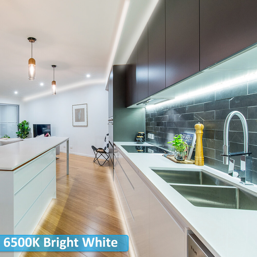 2*16.4FT LED Strip Light 6500K Super Bright 24V Dimmable Strip Light ...