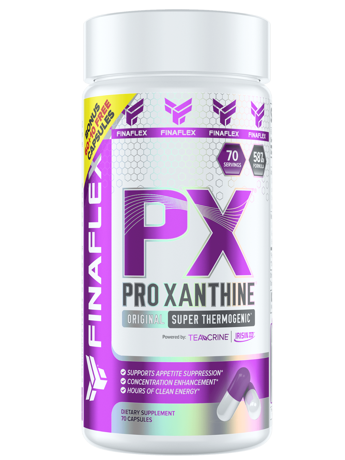 FINAFLEX PX Pro Xanthine 500-XT Weight Management - 60 Capsules for ...