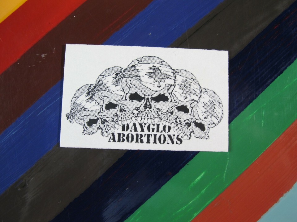 vtg 1980s 1990s Punk Skatepunk skateboards sticker - S.T. Angst Cycotic ...