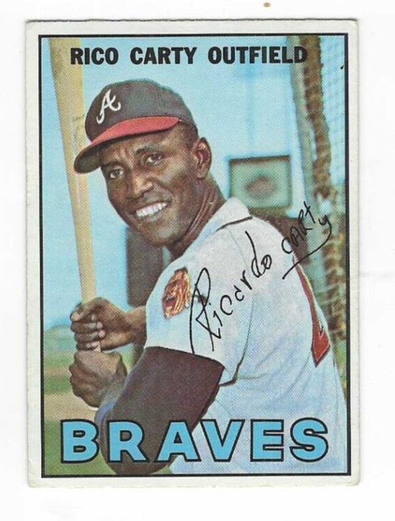 1967 TOPPS RICO CARTY #35 ATLANTA BRAVES | eBay