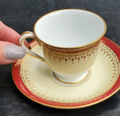 Noritake M Hand-painted Porcelain Mini Teacup and Saucer Made in ...