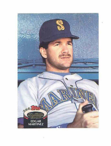 Edgar Martinez Seattle Mariners 3B Topps #267 Stadium Club 1992 ...