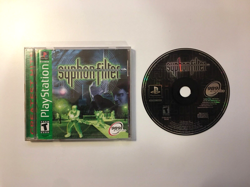 Syphon Filter [Greatest Hits] PS1 (Sony PlayStation 1, 1999) 989 - CIB ...