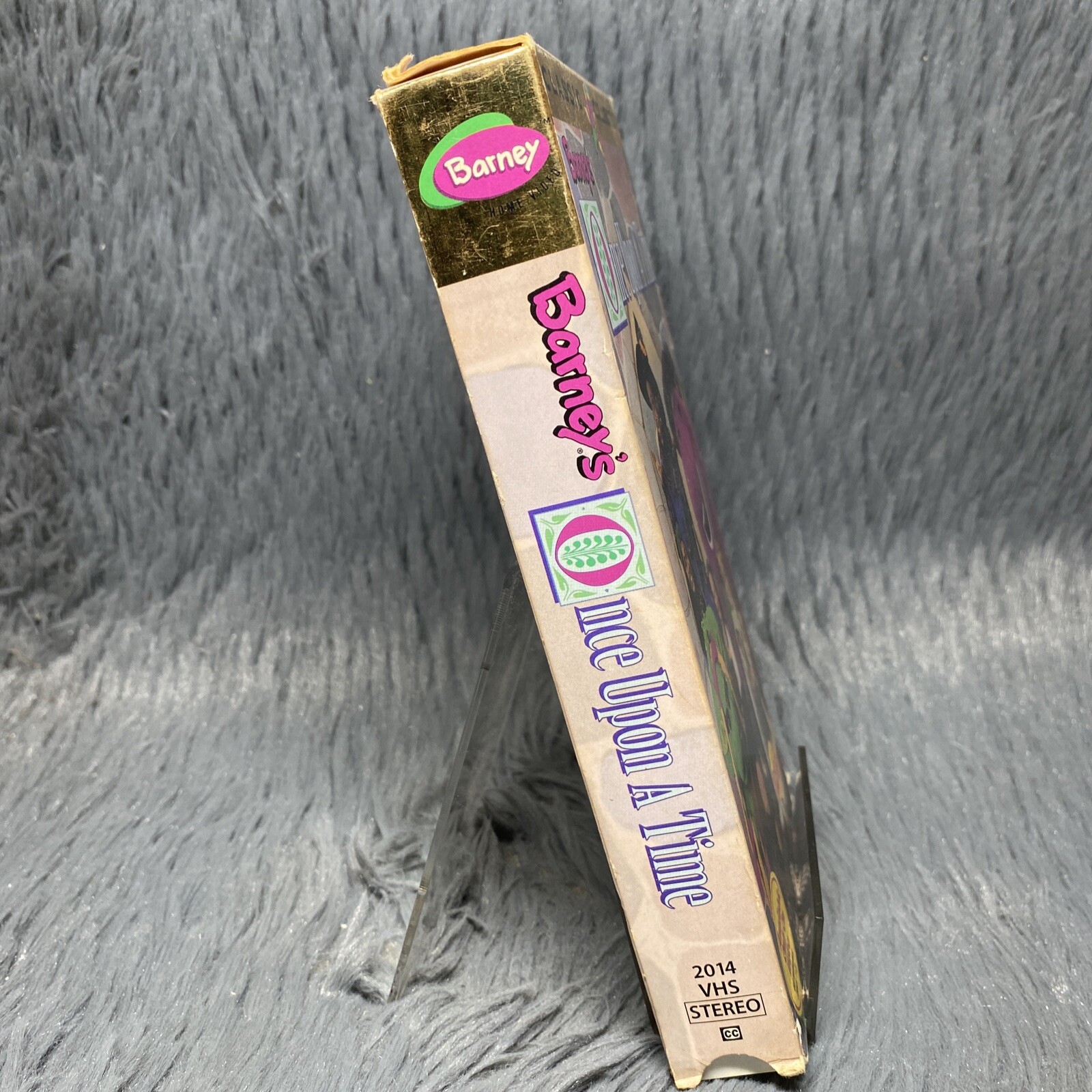 Barney Once Upon a Time VHS 1996 Vintage Cartoon Classic Collection ...