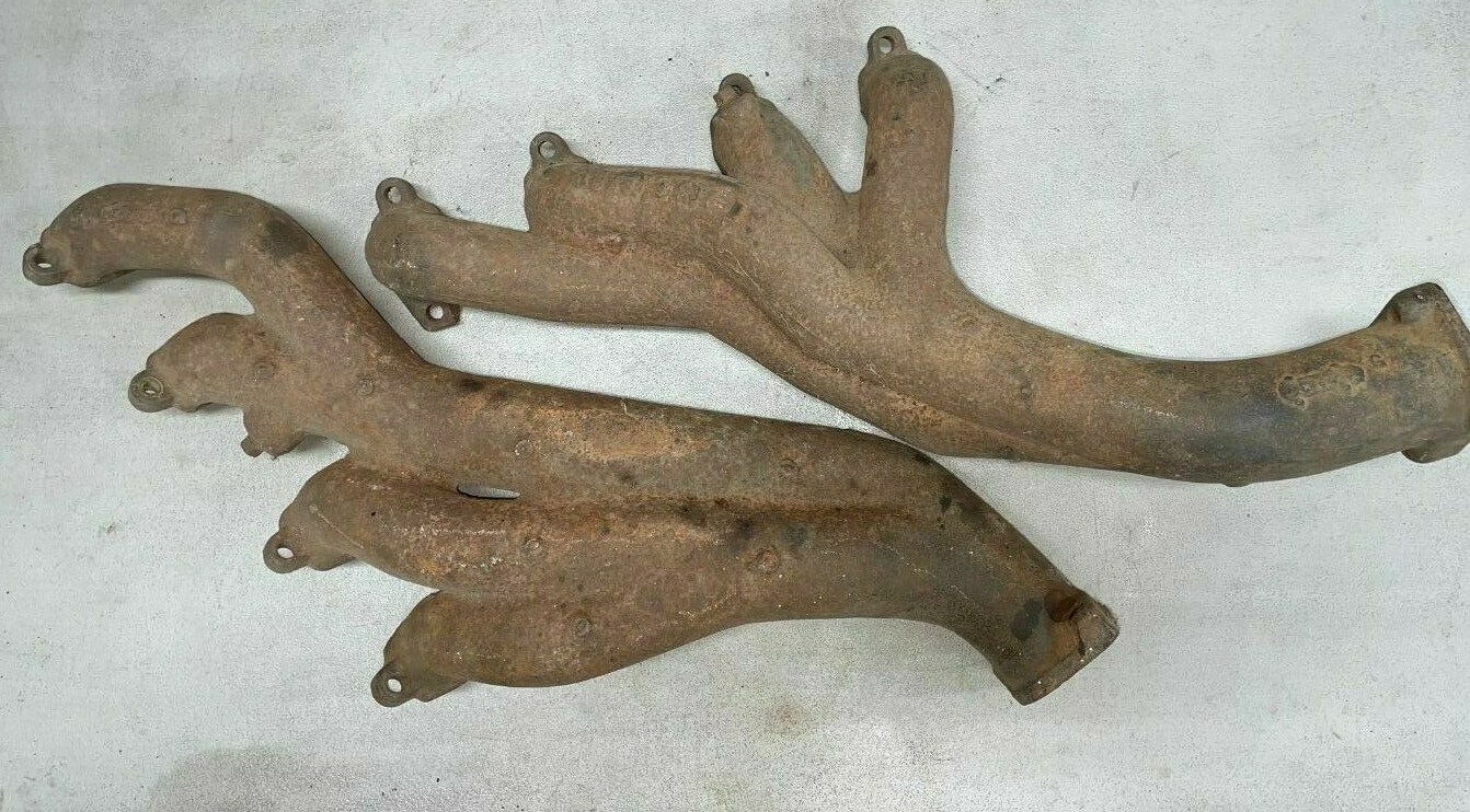 1963 1964 Ford Galaxie 427 Exhaust Headers OEM Ford Cast Iron | eBay