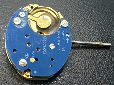 Eta 978.002 Vintage Quartz Working Overhauled Swiss Made OMEGA Longines ...