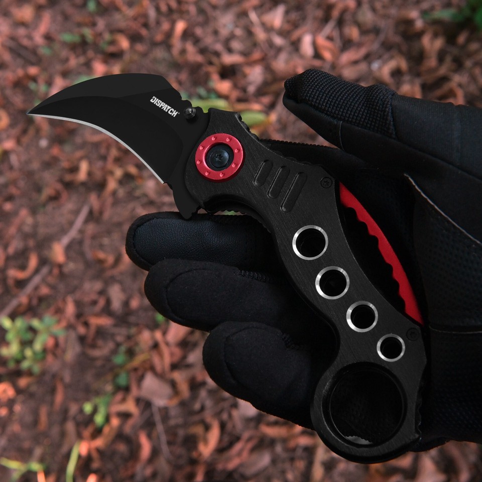 8" Karambit Spring Assited Folding Tactical Pocket Knife Combat Knives ...