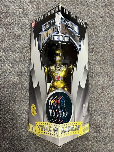 + Bandai 1995 Power Rangers The Movie Yellow Ranger Action Figure NIB ...