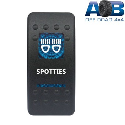 Rocker switch 522B 12V SPOTTIES Carling ARB NARVA type led blue | eBay ...