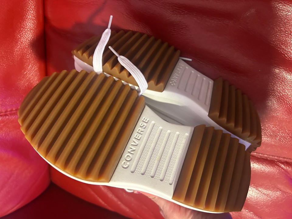 Converse Womens Trainers Size UK 4 Run Star Hike Beige Platform ...