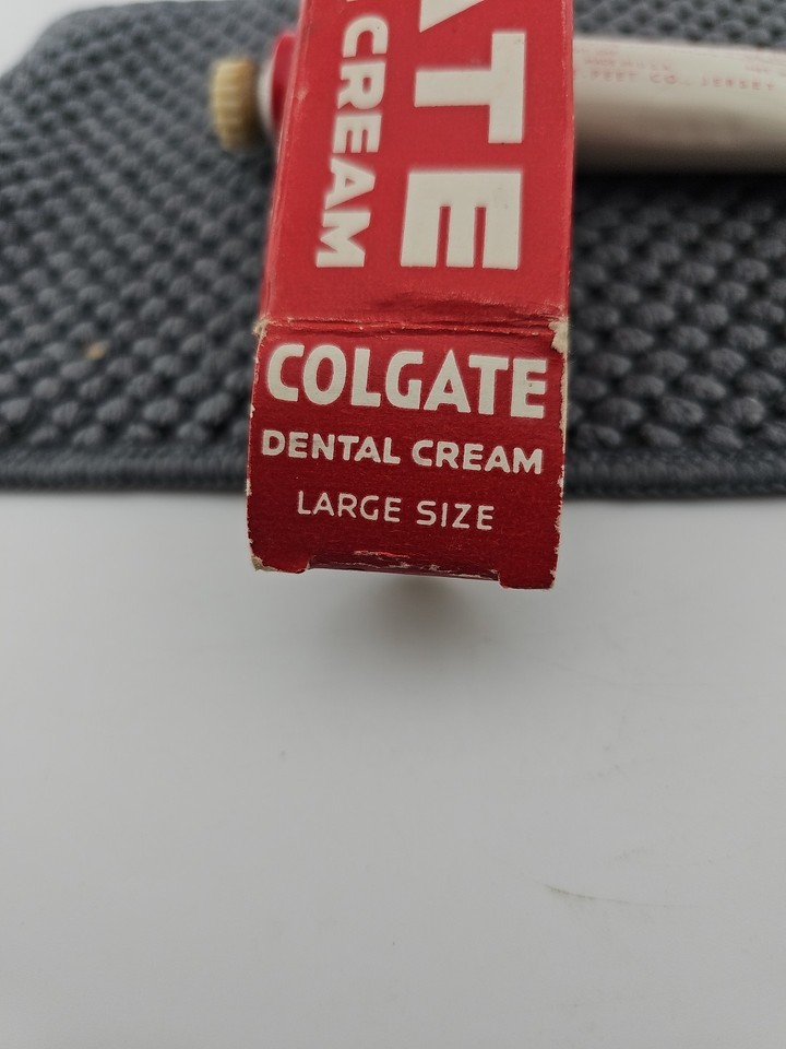 Vintage Colgate Dental Cream With Gardol Toothpaste Giant Size Full ...