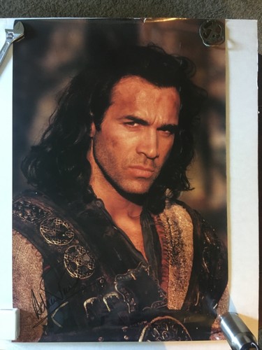 Adrian Paul AutographedPoster Highlander Duncan Macleod Large 36” x 24 ...