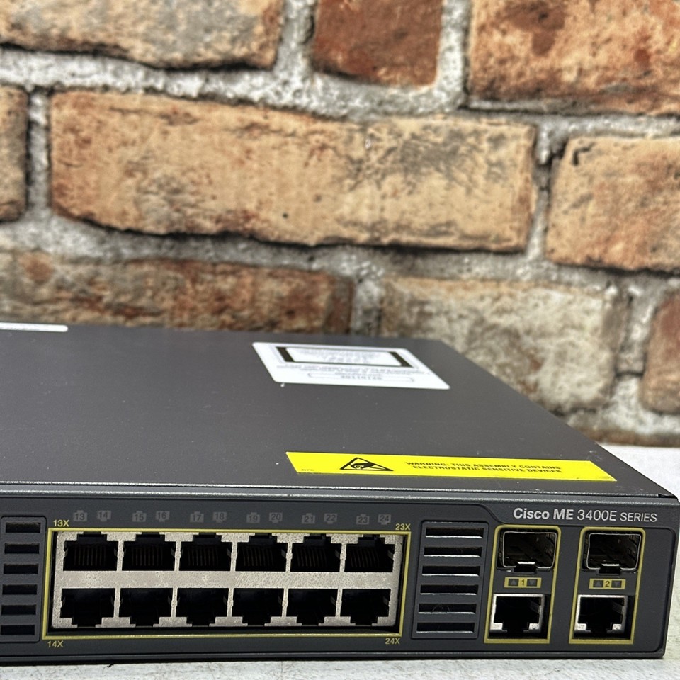 Cisco ME-3400E 24 Port Managed Gigabit Ethernet Switch | eBay
