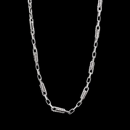Mens Designer Platinum Chain Necklace Length 20 Inch Weight 32 Gram 4. ...